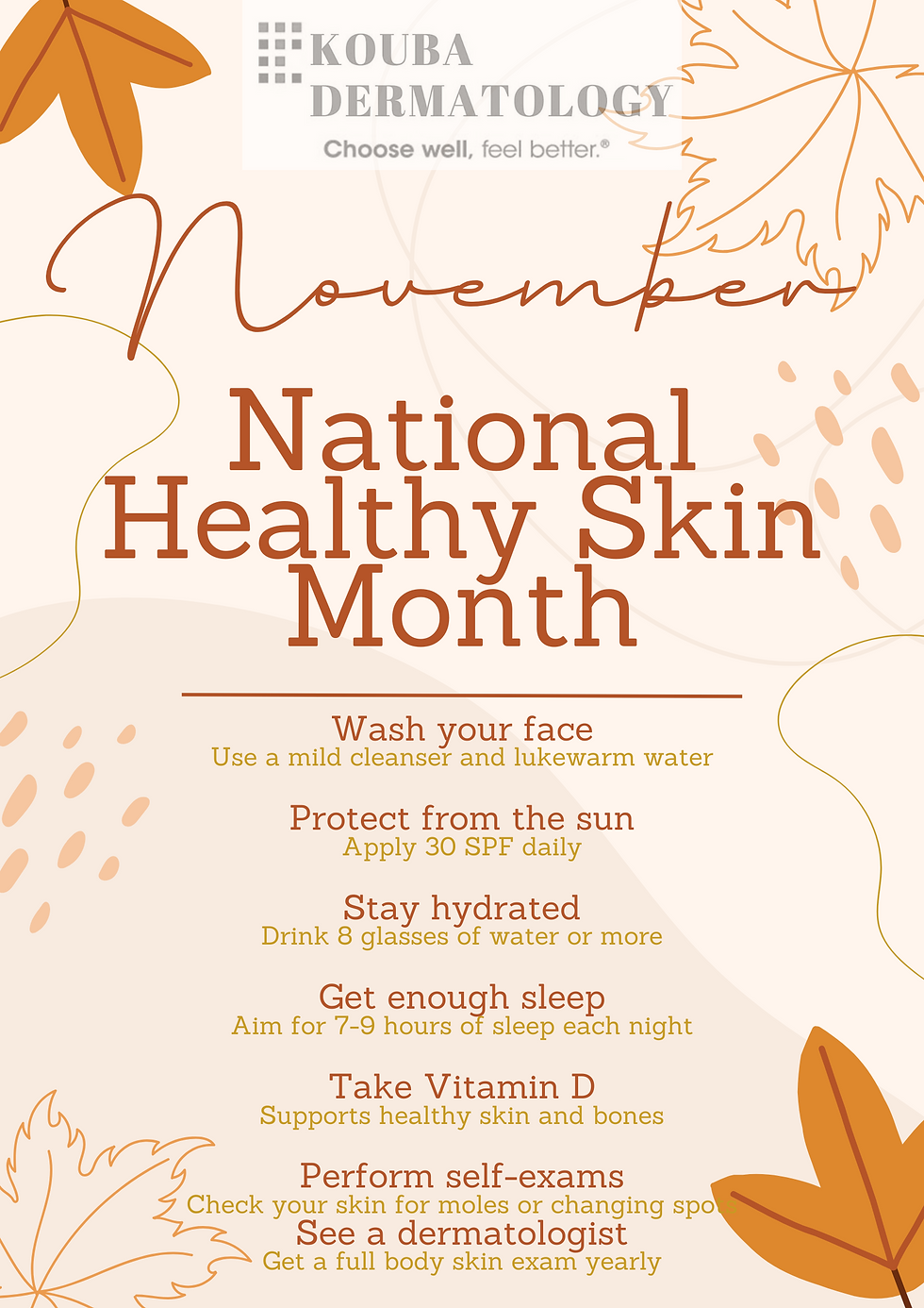 National Healthy Skin Month