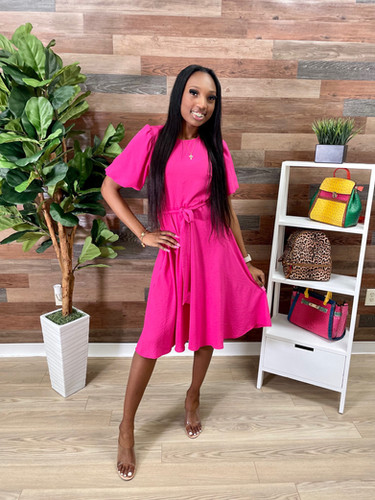 Princess belted dress | Jackie's Collection