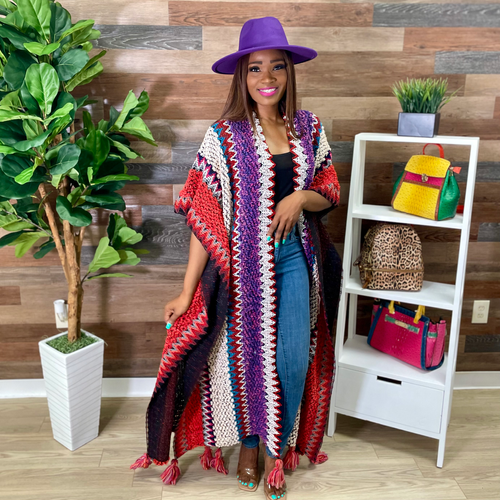 BOHO Knit Kimono | Jackie's Collection