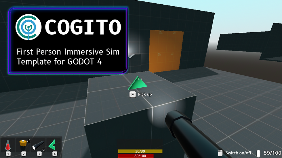 Immersive Sim in Godot Engine : COGITO Project Template