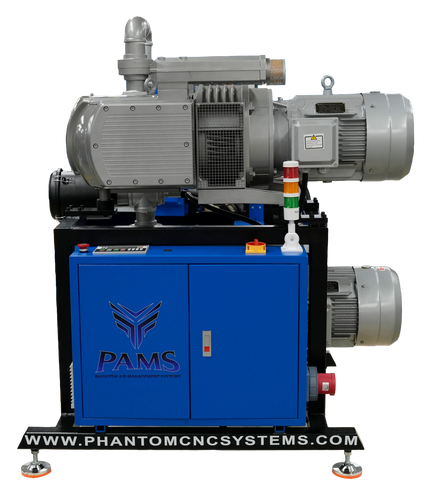 Negative Pressure Station contains (2) Rotary Vane, Vacuum Pumps with 7 ...