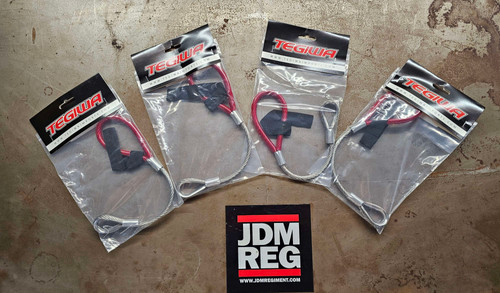 Tegiwa FIA/MSA Heavy Duty Tow Wire Eye Loop Race/Rally Car Red | JDM ...