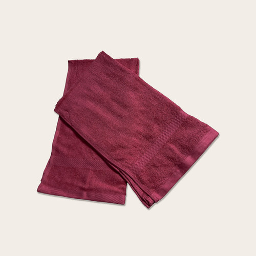 Burgundy Hand Towel | Akron Cotton