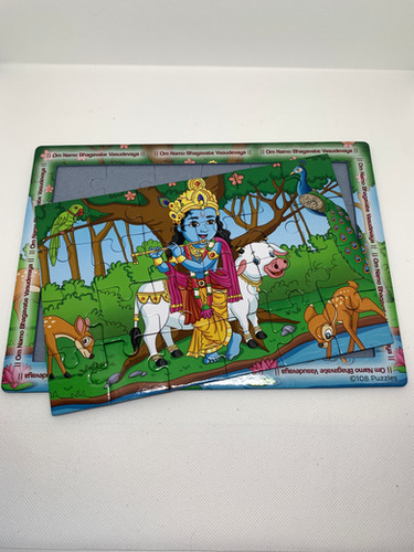 Krishna's World - 24 pieces Krishna jigsaw puzzle | 108 Puzzles