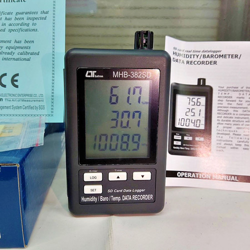 Lutron MHB-382SD Humidity Meter / Barometer | Meterbdツ