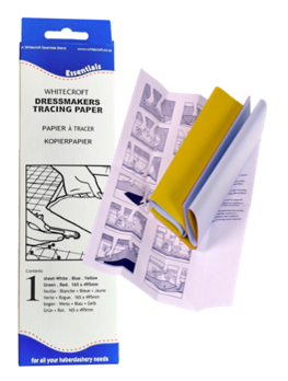 Whitecroft Dressmakers Tracing Paper - 5 sheets multiple colours ...