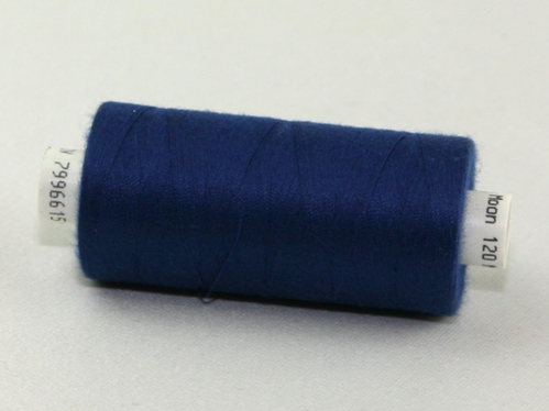 THREAD COLOUR: M0001 Royal Blue LENGTH: 1,000 yards TYPE: Moon | Tracey ...