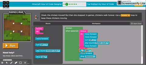 🟡 Minecraft Education | Hour of code