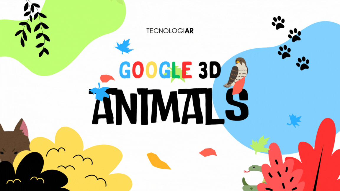 Conocé los "Google 3D Animals"