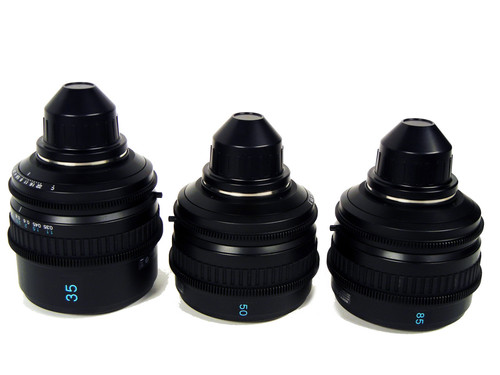 SONY PL Mount Lens Kit. 35mm, 50mm, 85mm | RushesPro