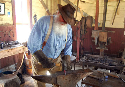 Modern-day blacksmith