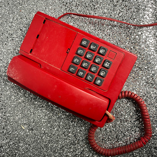 Red Landline Phone | Propaholics