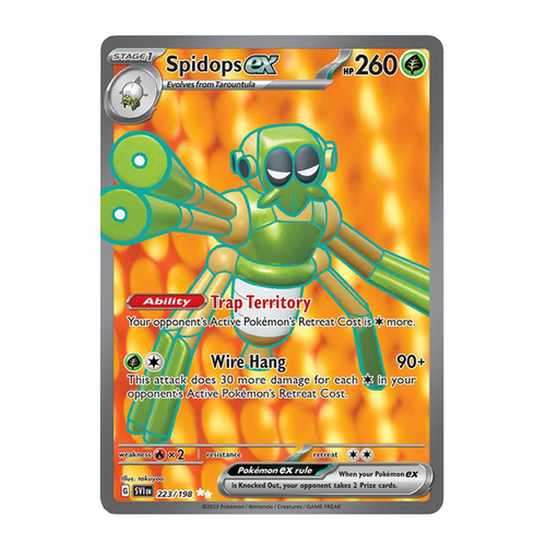 spidops ex full art - scarlet & violet 233/198 | Pokelotto