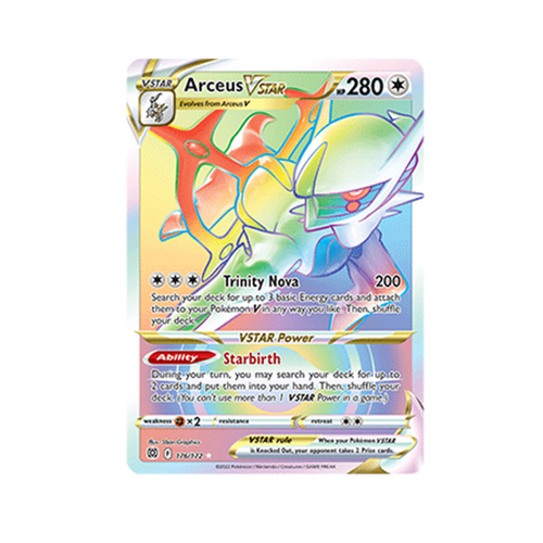 arceus vstar rainbow rare - brilliant stars 176/172 | Pokelotto