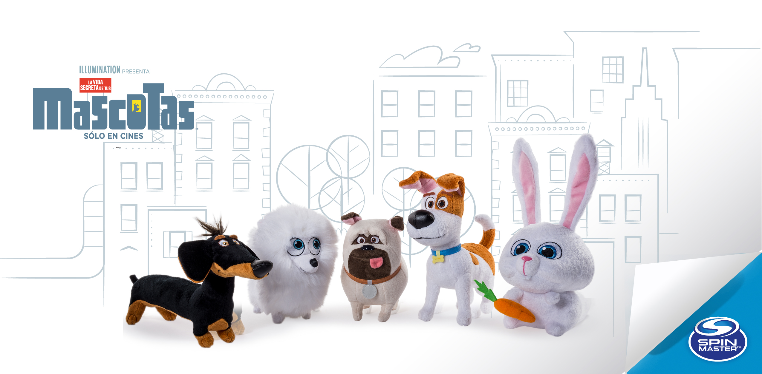 Spin Master presenta linea de juguetes de Mascotas, la película (Pets ...