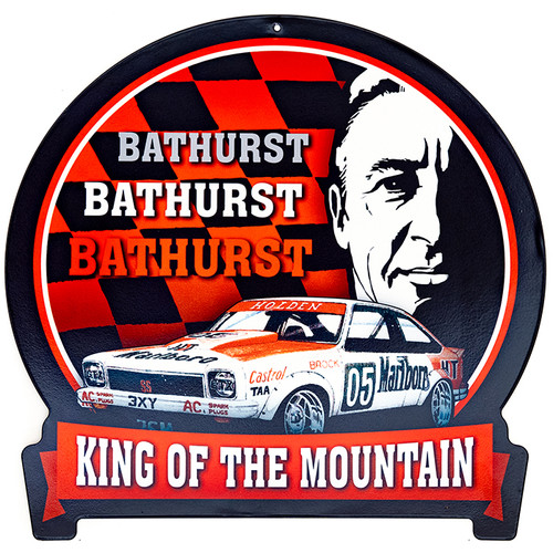 Peter Brock Circular Metal Sign. Made with American Steel | ManCave