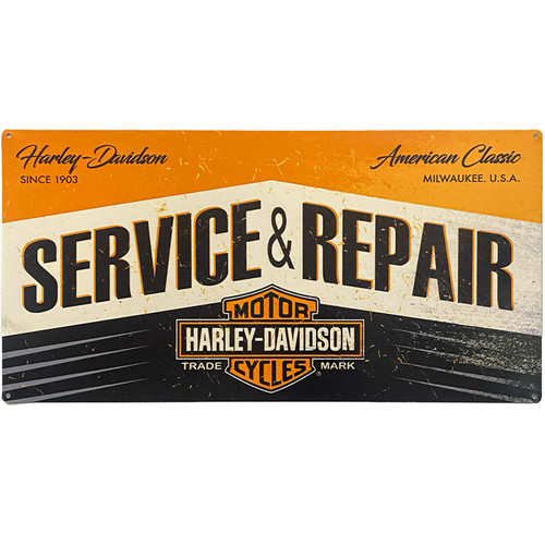 Harley Davidson Service & Repair Sign. American Steel made sign. 600mm ...