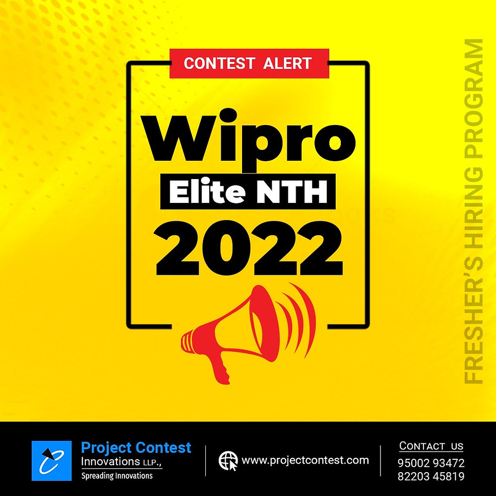 Wipro Elite NLTH 2022- Employability training on Python Programming and ...