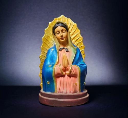 Our Lady of Guadalupe Tonantzin Goddess Bust 7.5 inches | Black Cat ...