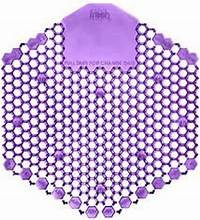 Wave 3D Urinal Screen Lavender Scent Urinal 10/Box | Janics Supply Co.