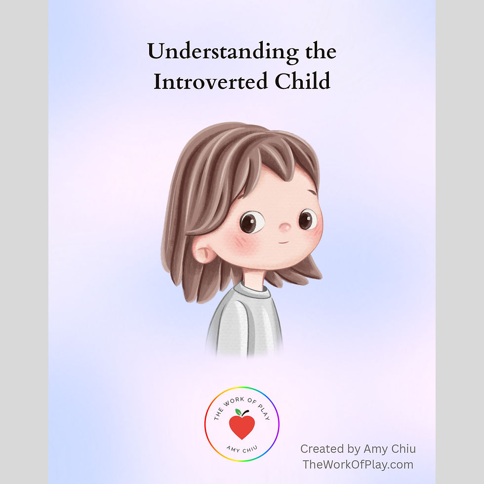 Understanding the Introverted Child | The Work Of Play