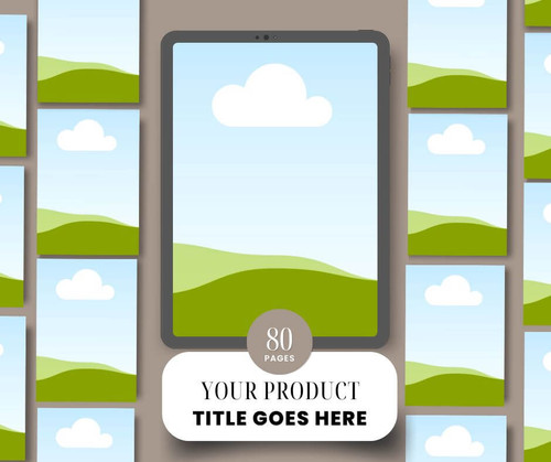 Digital Product Mockup Templates for eBooks & Courses
