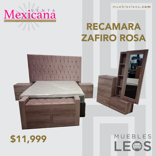 RECAMARA ZAFIRO ROSA | Mueblesleos