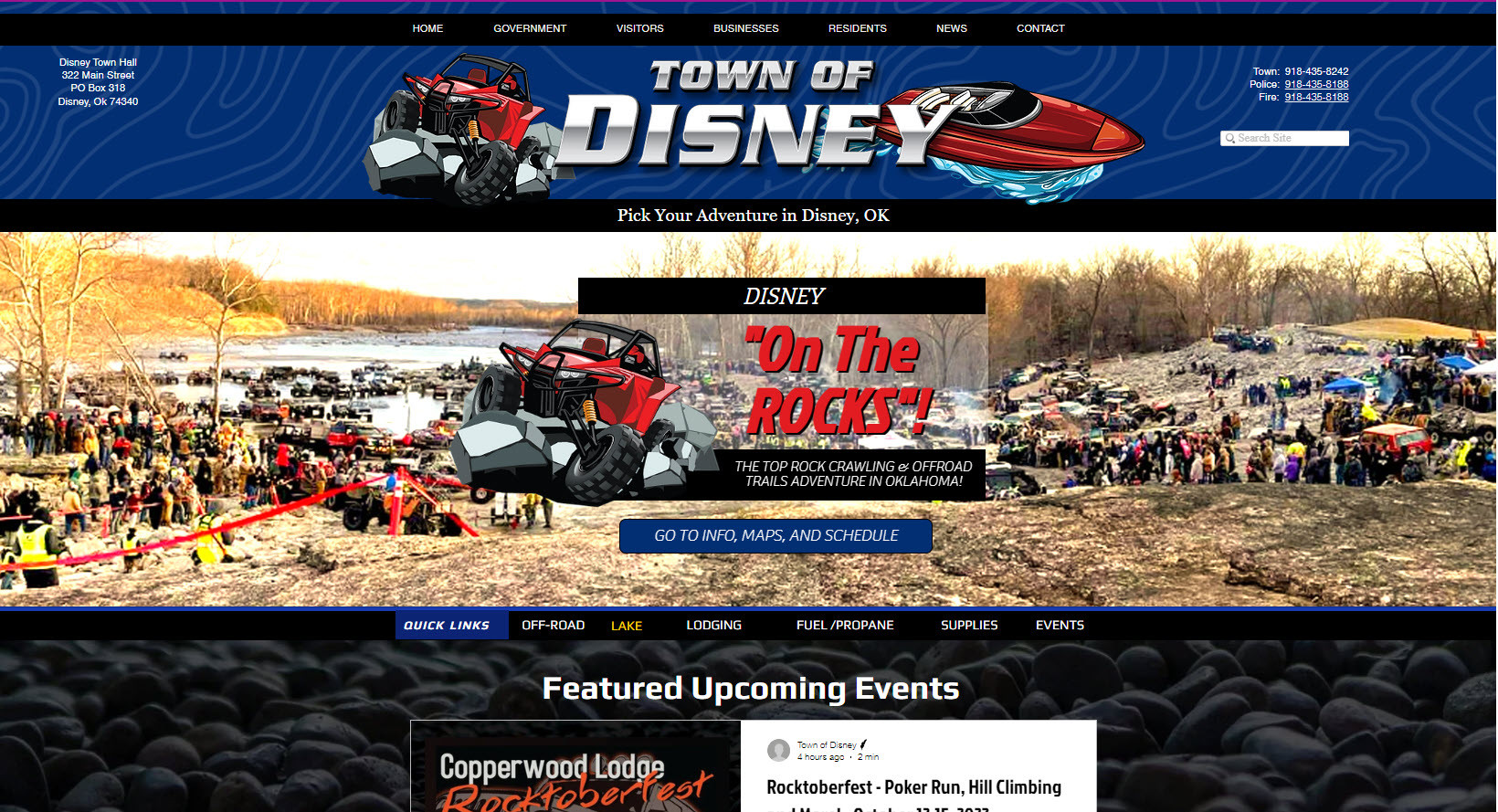 Town of Disney | Rock Climbing, Off-Road and Lake Adventures