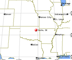 Maps of Inola, OK