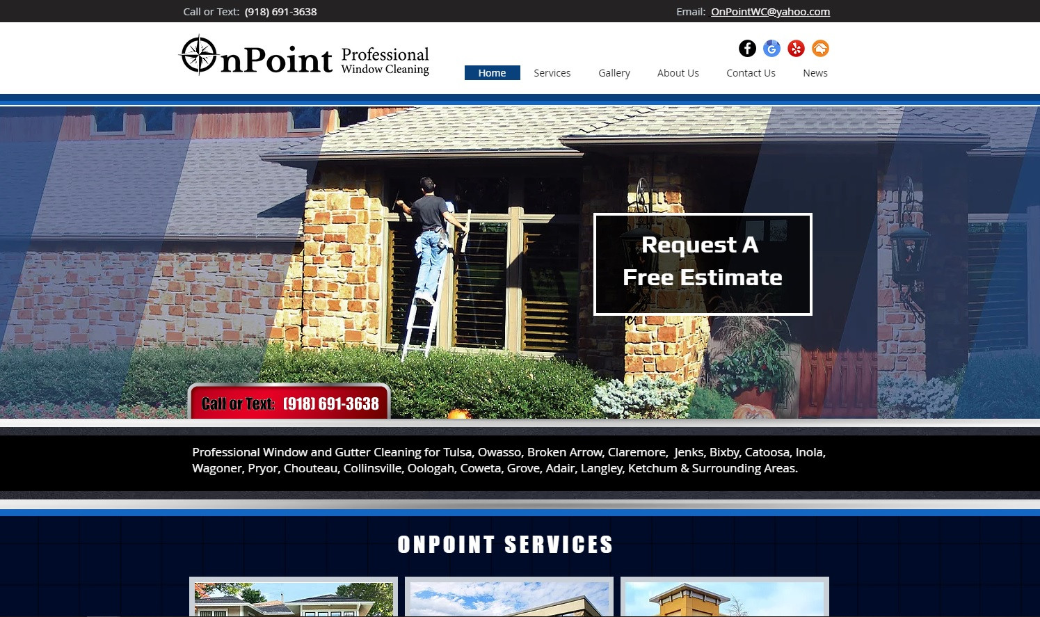 OnPoint Professional Window Cleaning Service | Tulsa, Owasso Claremore