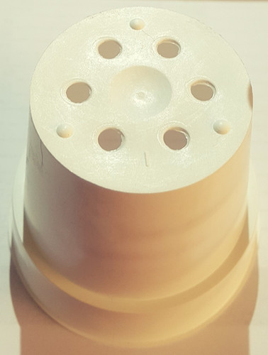 2.5" x 2.25" Round Pots-White - 5 ct | GHViolets