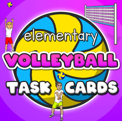 Volleyball skills & drills - Printable task cards for PE and sport ...