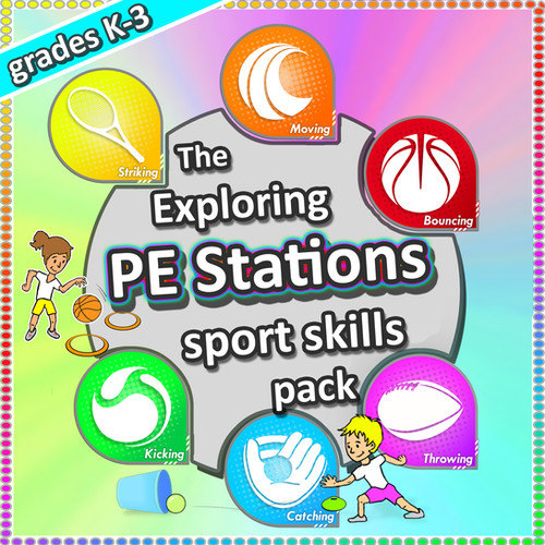 PE Stations & Activities: Lessons & cards for PE & Sport Skills Grades ...