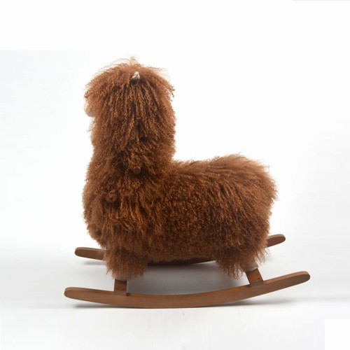 Lamb Fur rocking sheep, camel | nidooliving