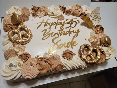 Sheet Cakes with the works! | Whimsy Cakes