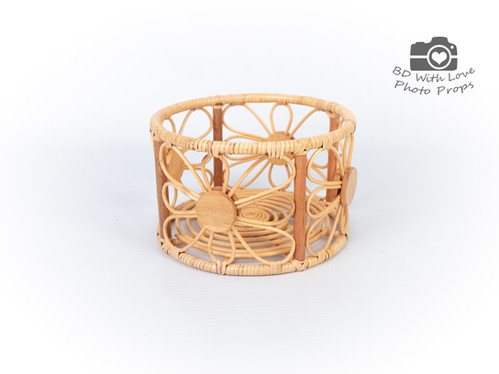 Daisy Bamboo Basket | Bd With Love Photo P