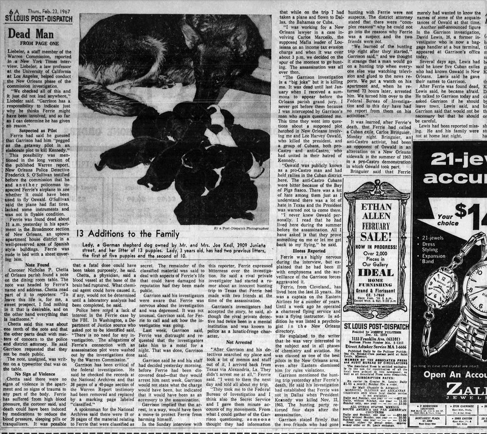 The Surveillance of David Ferrie