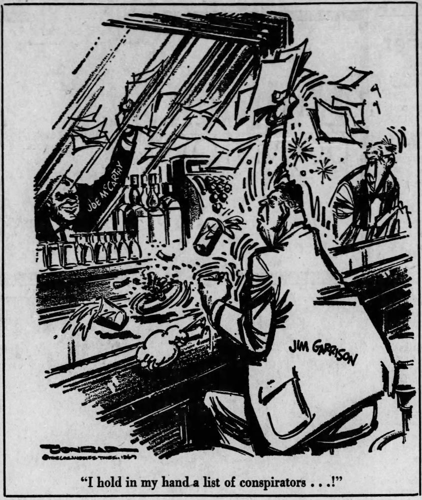 A Tremendous Paul Conrad Cartoon about Jim Garrison
