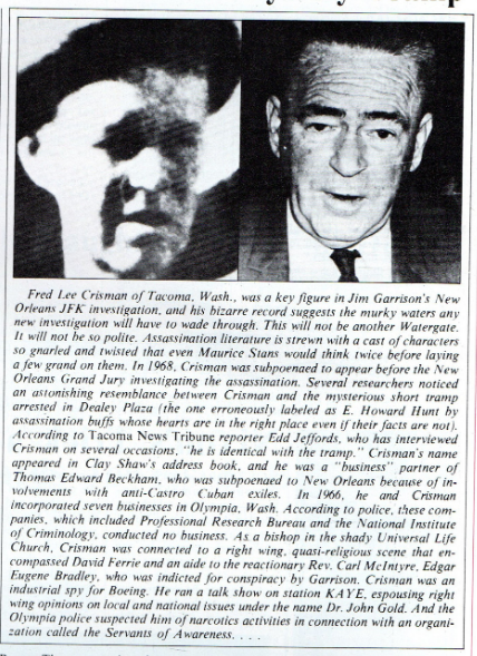 Was Fred Crisman Behind the JFK Assassination?