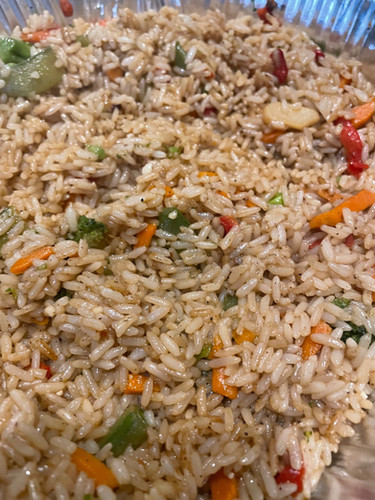 Veggie Fried Rice Half Pan | Double R Foods