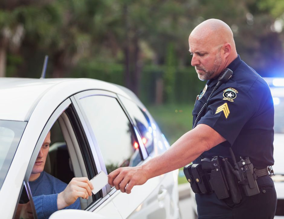 getting pulled over for no reason