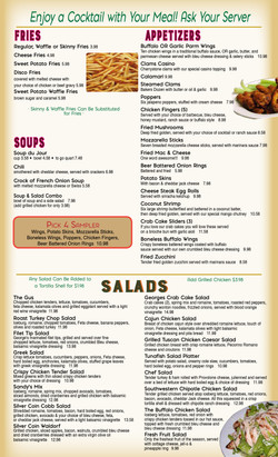 Silver Coin Diner Menus