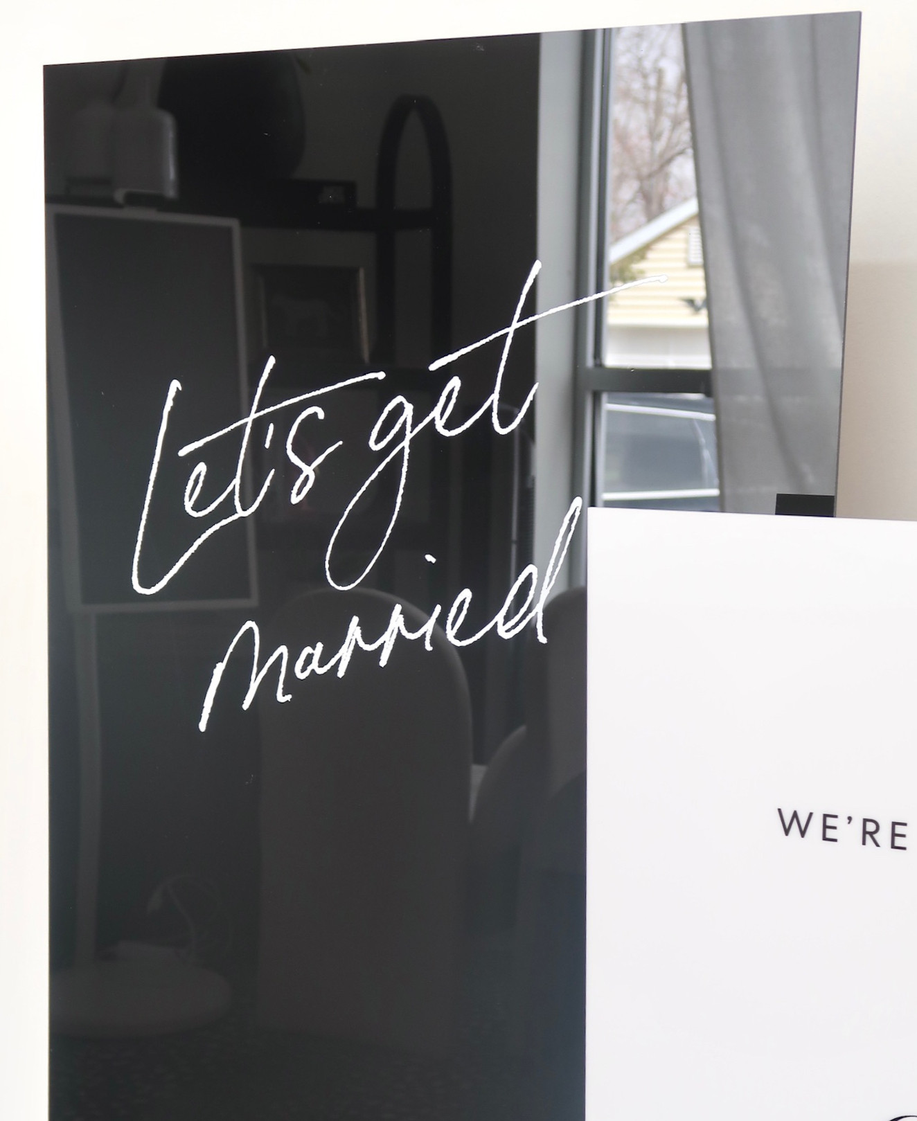 “Let’s Get Married” Sign | Venue 5 Twenty-Two
