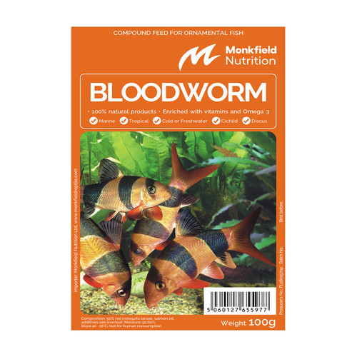 Monkfield Bloodworm - 10 Pack | racks4reptiles