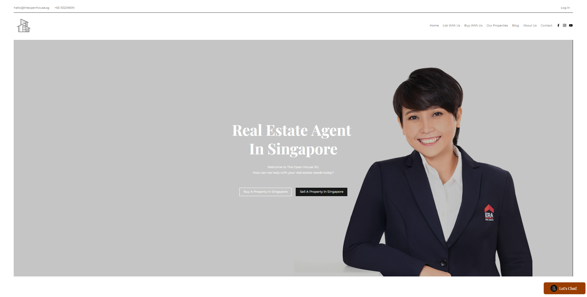 Top Real Estate Agent Singapore | Idy Tee – The Open House
