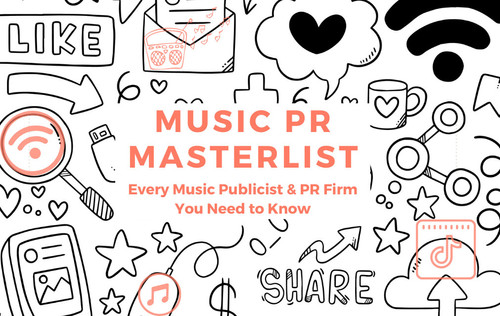 Music PR Masterlist — 1 Excel file | musicregistry