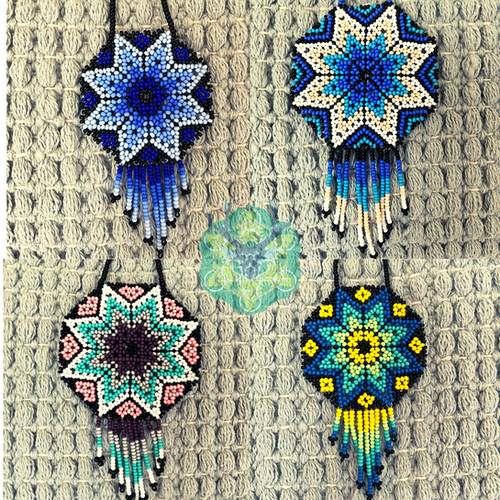 Nierika necklace, symbol that means “gift of seeing” | México Sagrado SACMX