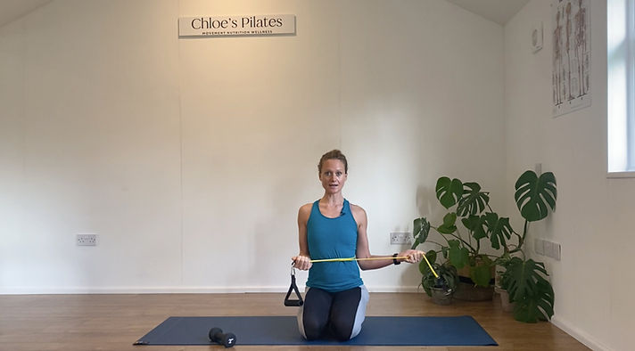 shoulder opening pilates