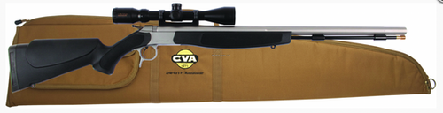 CVA Optima V2 Muzzleloading Rifle SS/Black .50Cal KonusPro 3-9x40 ...