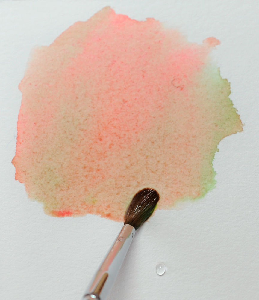 Watercolor, Mixing Your Colors On the Paper